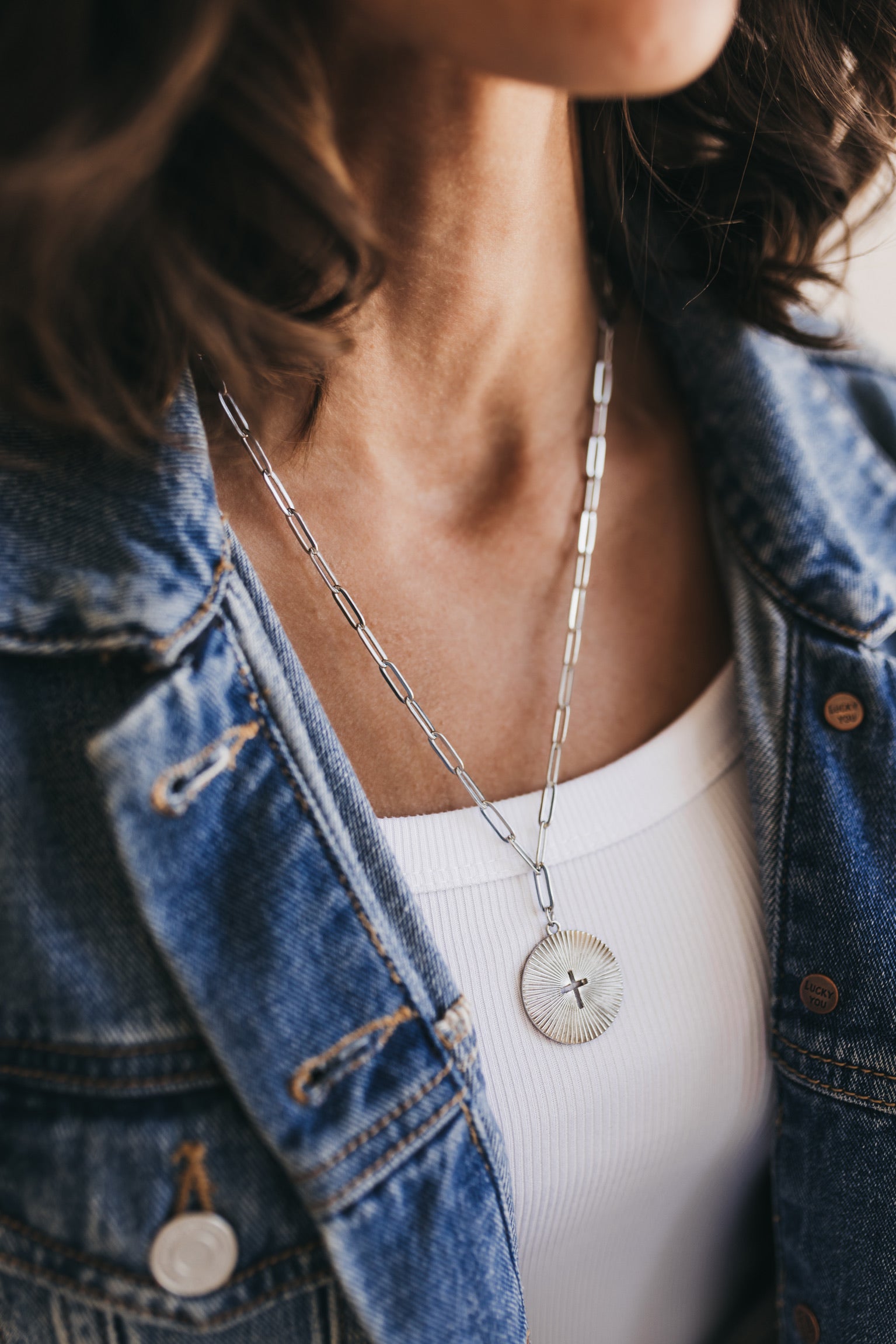 Dawn Cross - Silver – Sydney Rose Co.