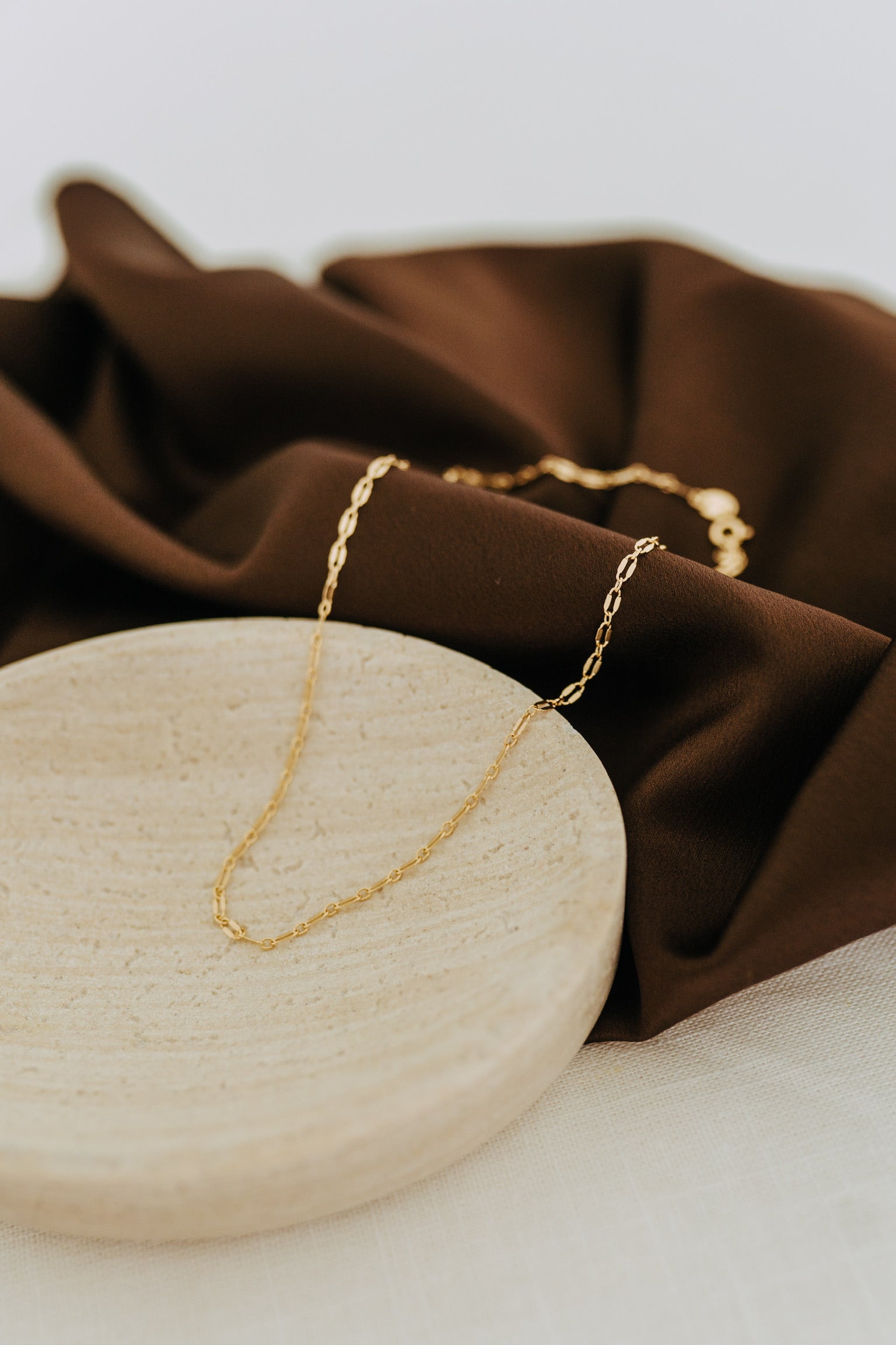 Honey Chain Necklace | 18k Gold Filled Minimal Chain | Sydney Rose Co.